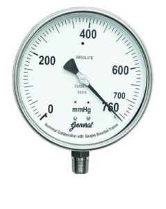 Absolute Pressure Gauge- Bourdon / Bellow / Diaphragm | TECG Instruments